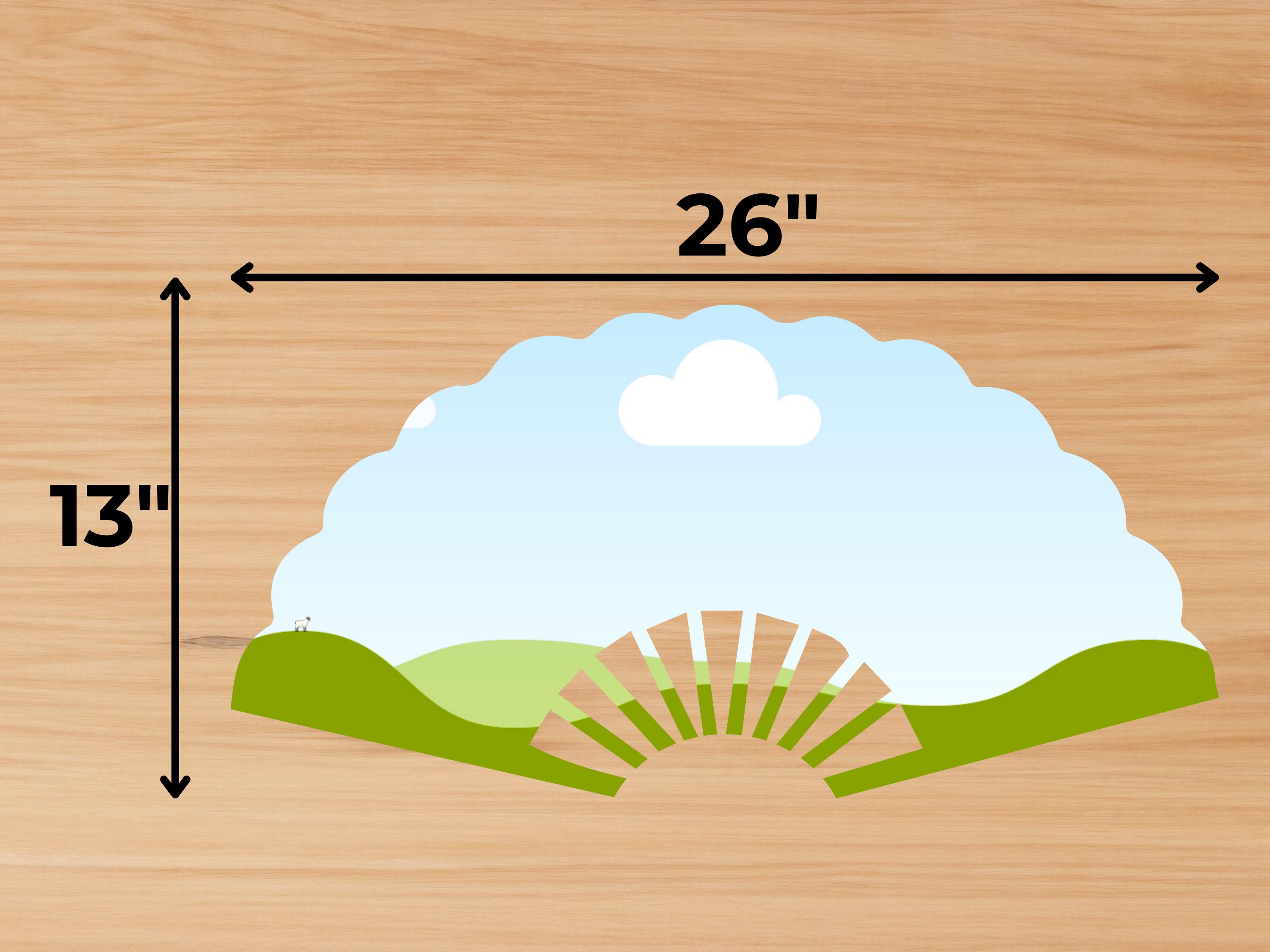Clap Fan Template Canva | Clack Fan Template | Hand Fan Template ...