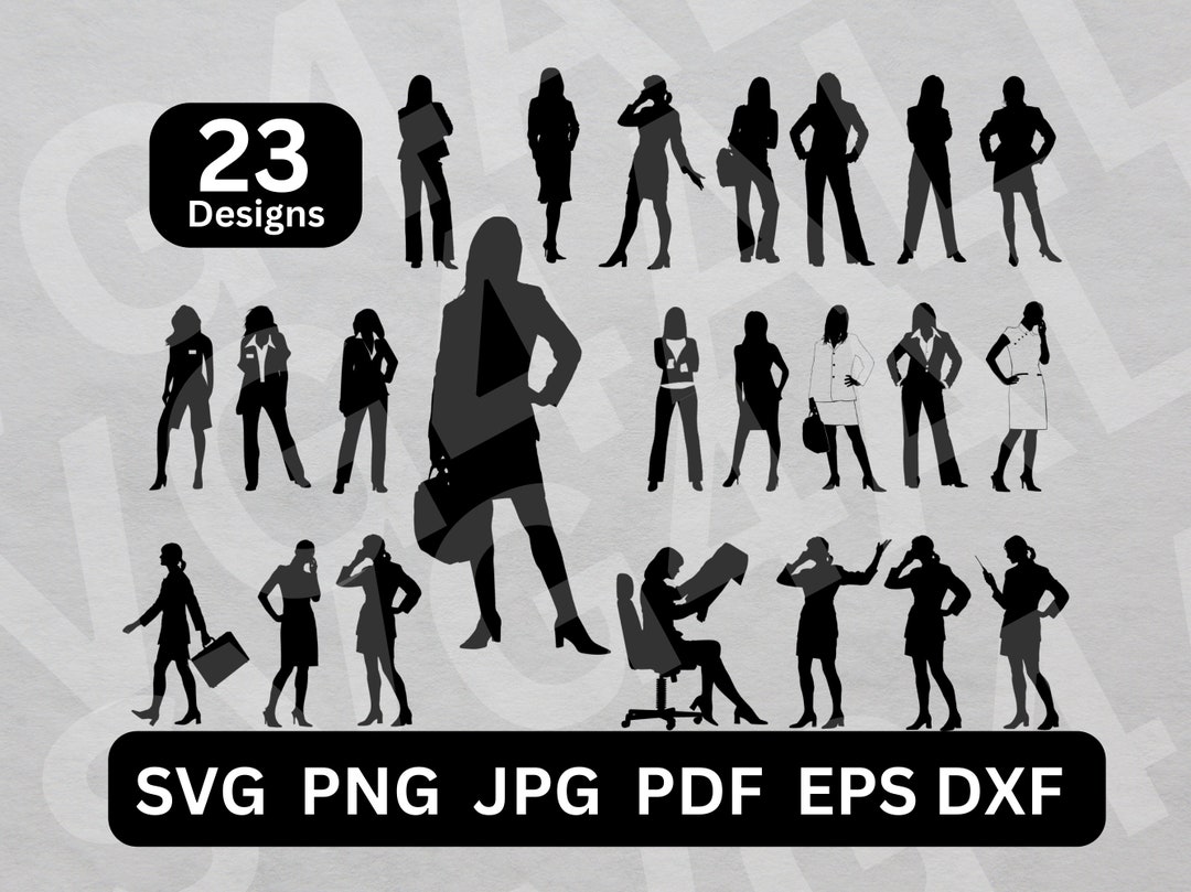 Business Women Svg, Career Woman Svg, Female Executive Svg, Corporate ...