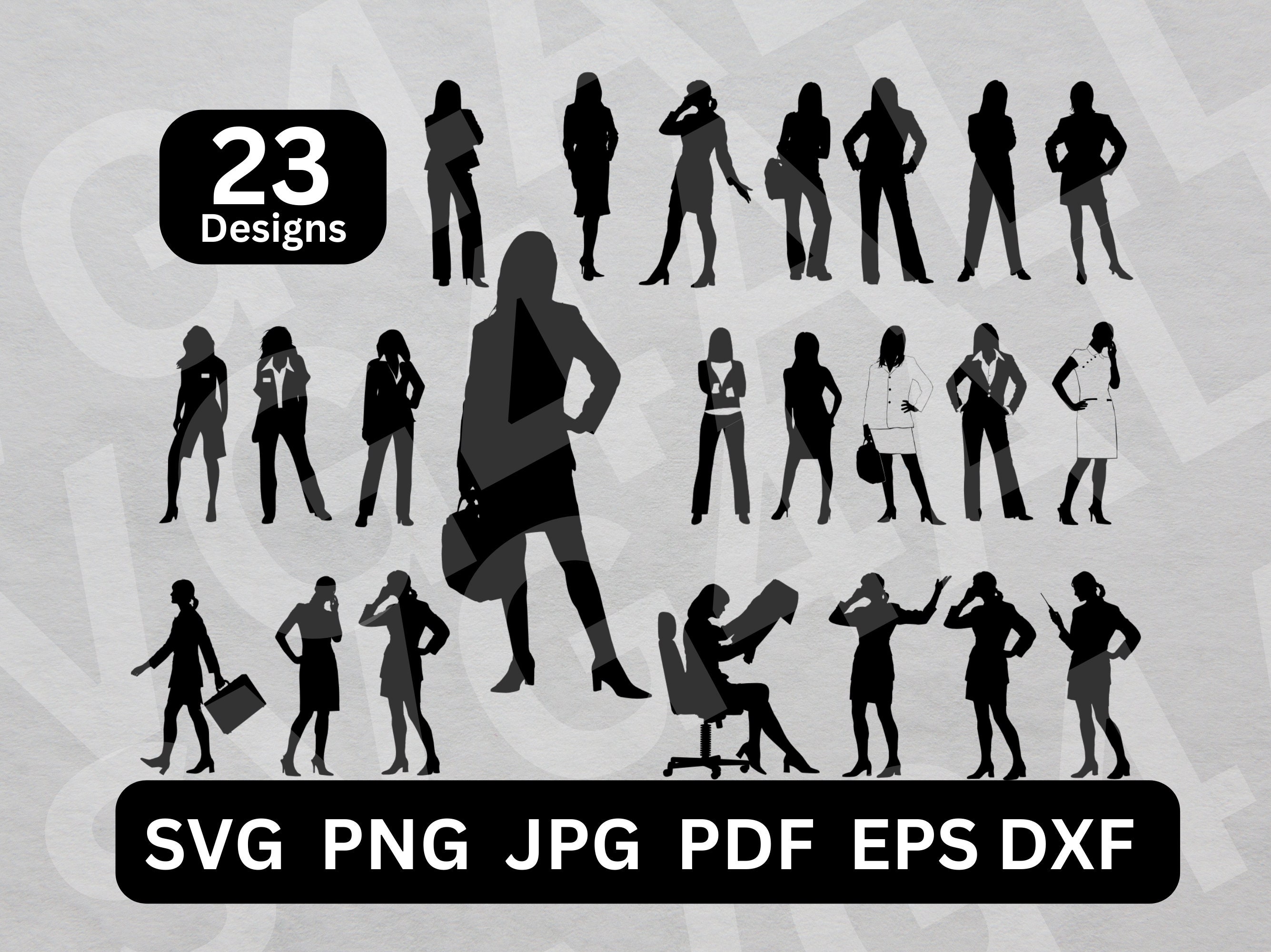 Business Women Svg, Career Woman Svg, Female Executive Svg, Corporate ...