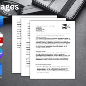 Company to Company Recommendation Letter | Business Reference Letter ...