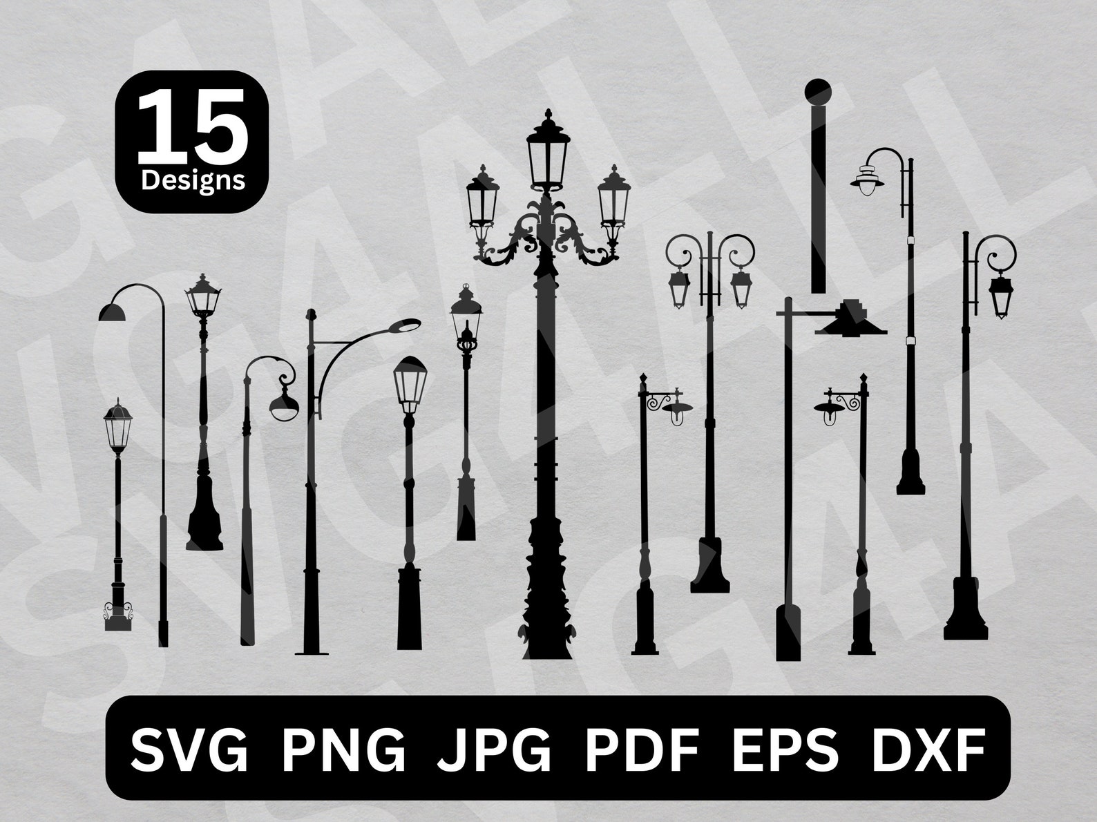 Street Lamp Clipart, Street Lamp Svg, Street Lamp Light Vector, Street ...