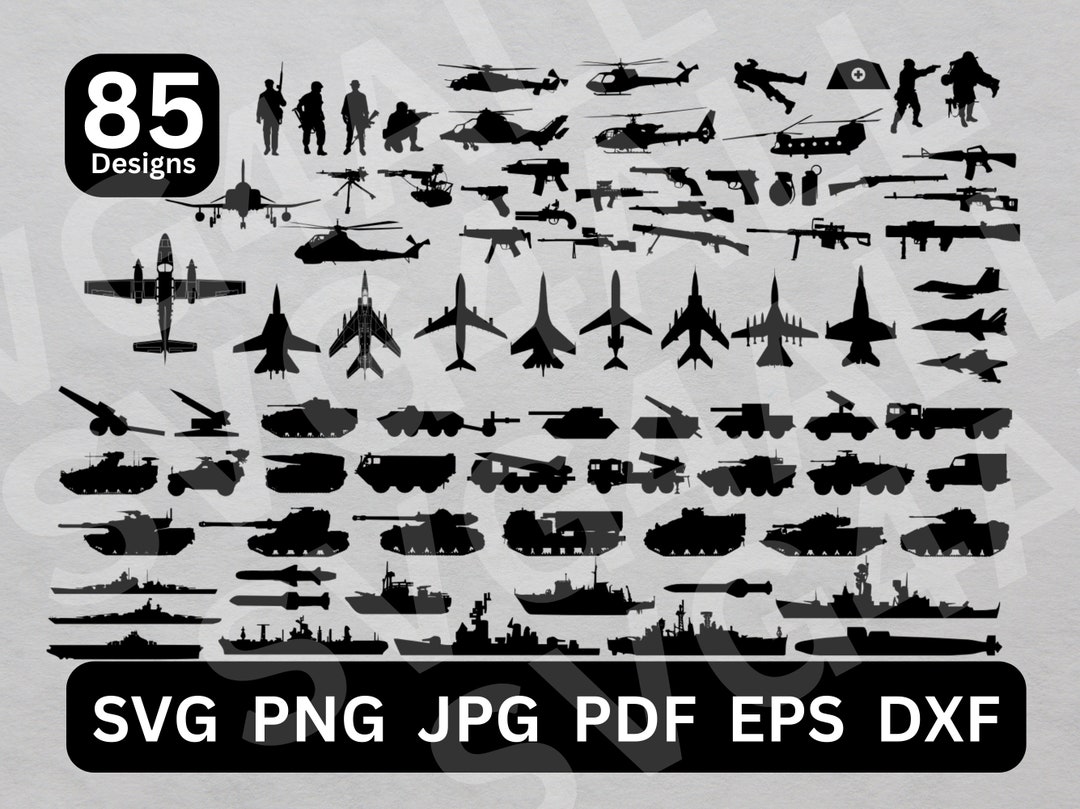 Military SVG, Military PNG Files, Military Bundle SVG, Military Cut ...