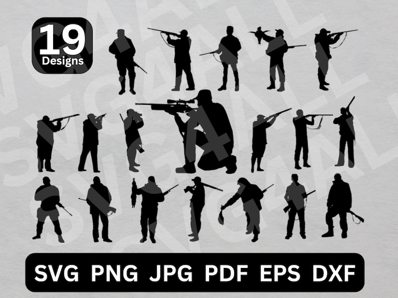 Hunter SVG, Hunter PNG, Hunter Cricut, Hunter Clip Art, Hunter Vector ...