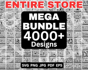 6000+ Mega SVG Bundle, Big Svg Bundle, Svg Files for Cricut, Silhouette ...