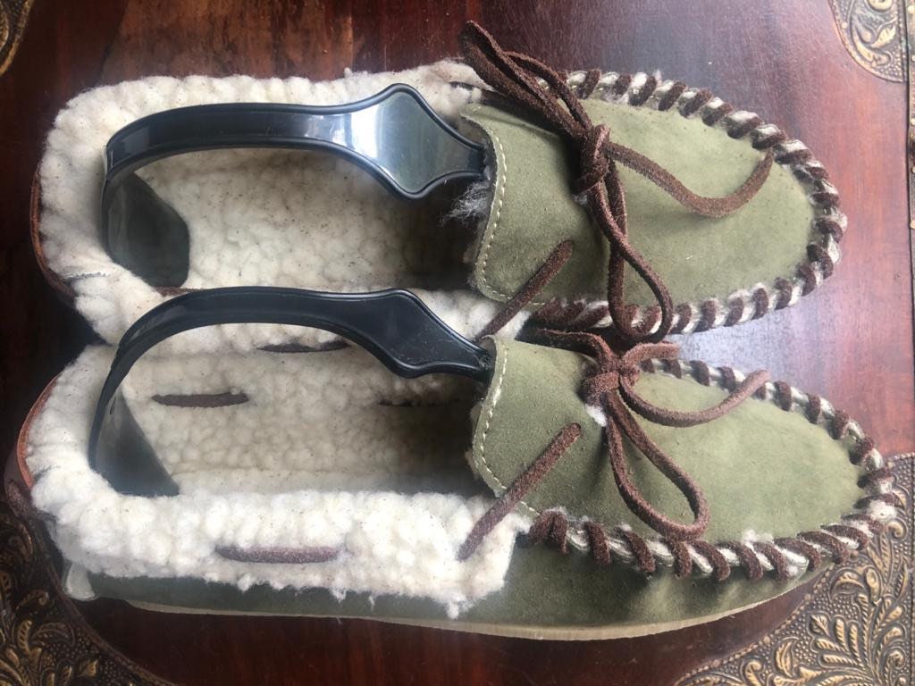 Men's Leather and Suede Slippers | Sheepskin Lined | Custom Made to ...