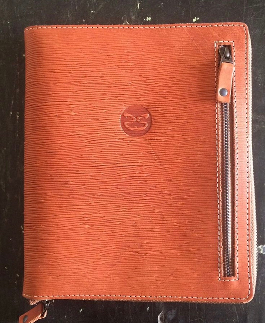 Personalized Leather Organizer | Leather Binder | Leather Folder ...