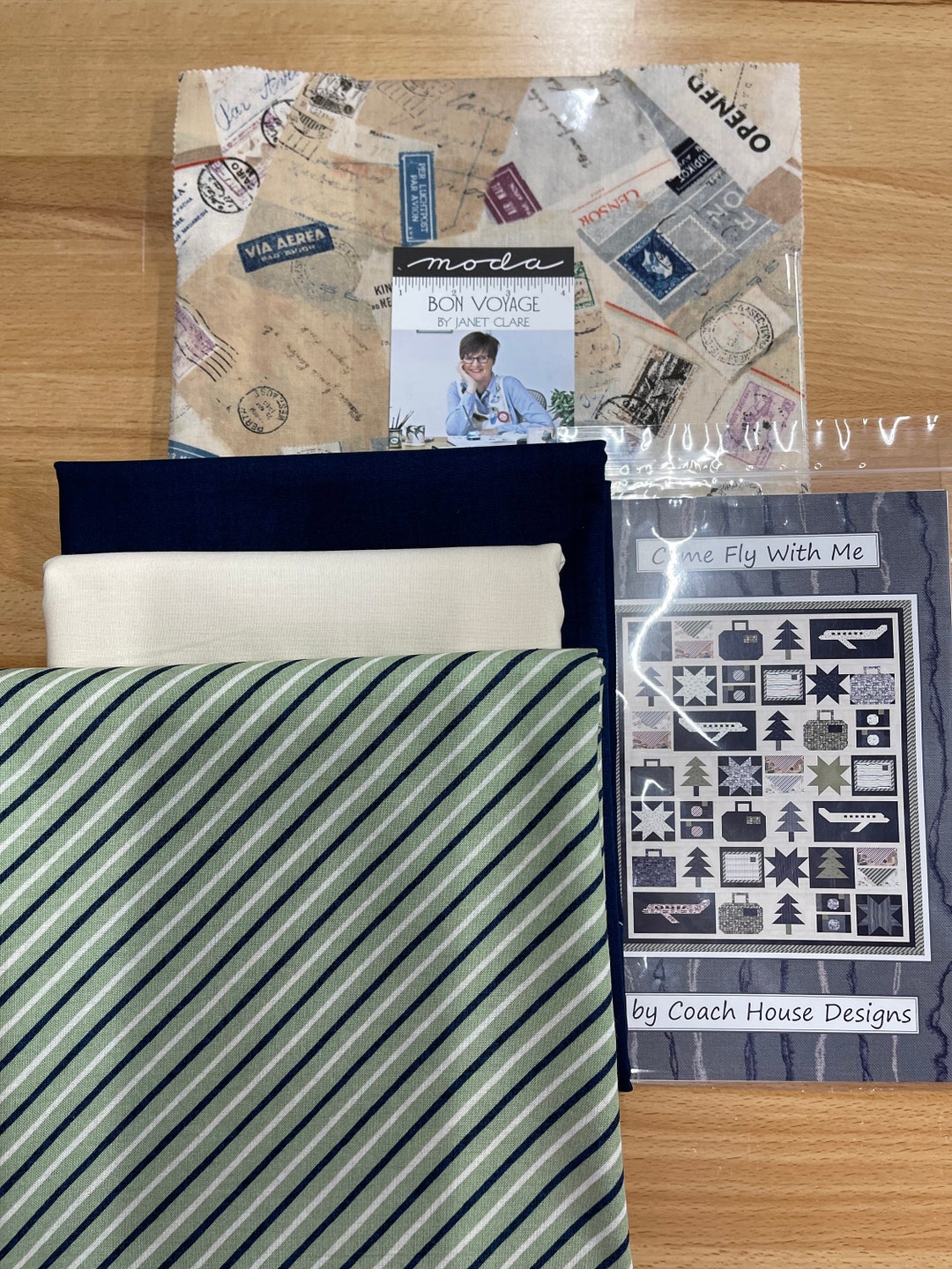 Moda Bon Voyage- Come Fly With Me Quilt Kit - Etsy