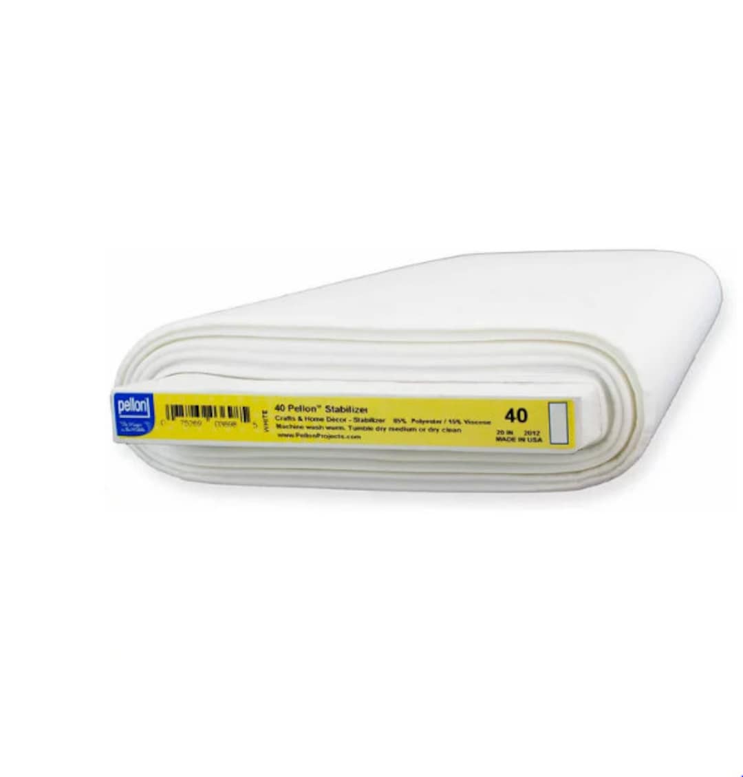 Pellon 40W Sew-in Stabilizer- White - Etsy