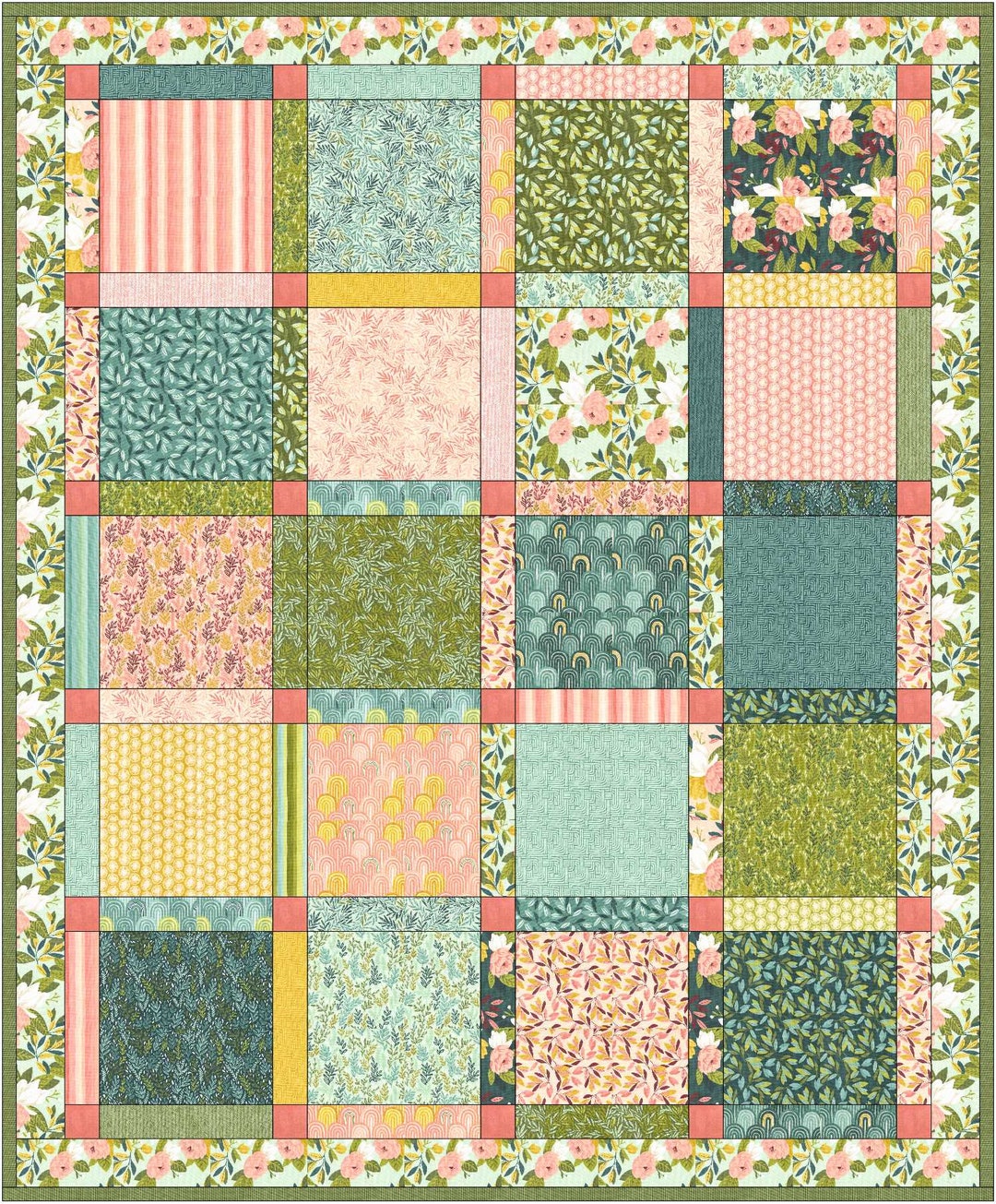 Moda Willow Nine Patch Quilt Kit - Etsy