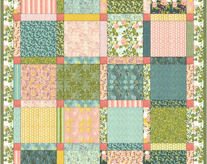 Moda Evermore Nine Patch Quilt Kit - Etsy