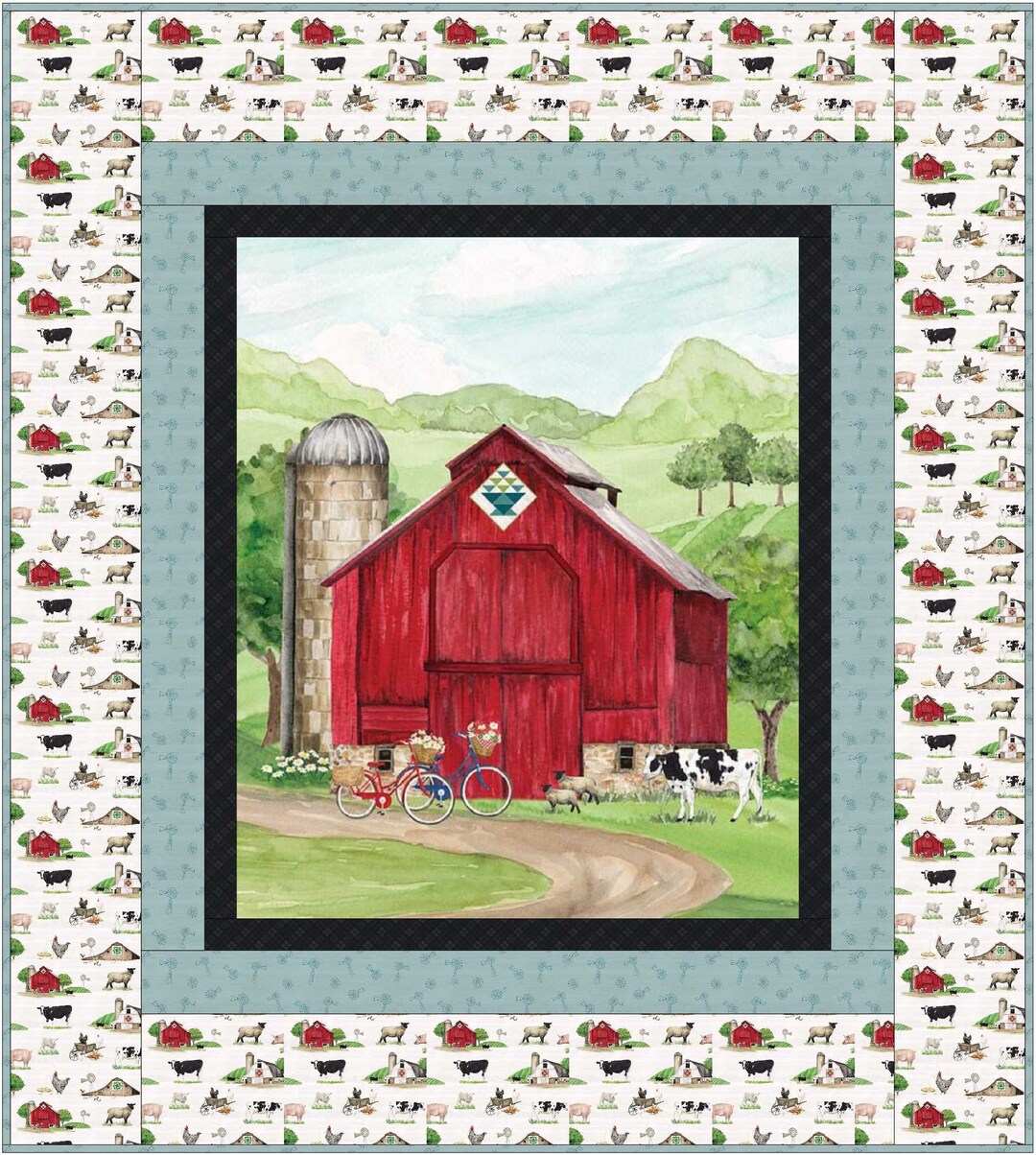 Riley Blake Designs Spring Barn Quilt Kit - Etsy