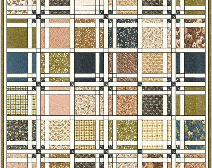 Moda Quaint Cottage Stay Square Quilt Kit - Etsy