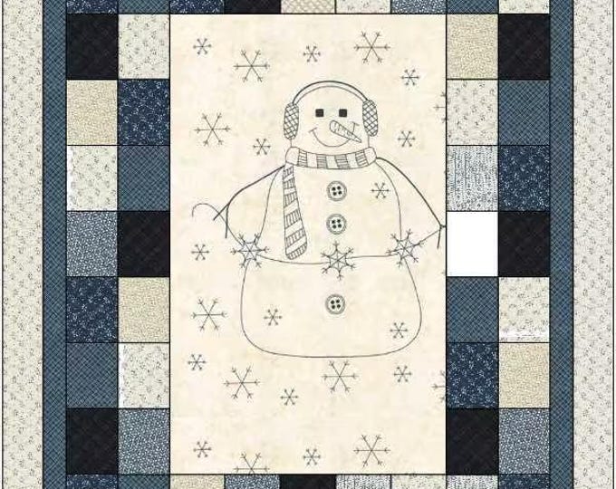 Moda Fabrics Snowman Gather IV Panel Quilt Kit - Etsy