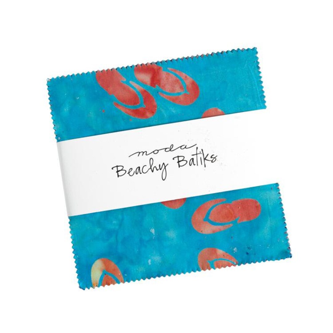 Moda Fabrics Beachy Batiks Charm Pack - Etsy