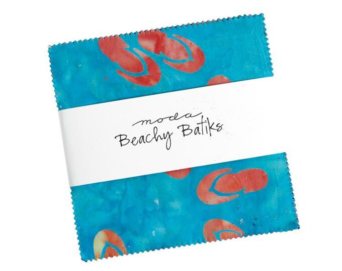 Moda Fabrics Beachy Batiks Charm Pack - Etsy