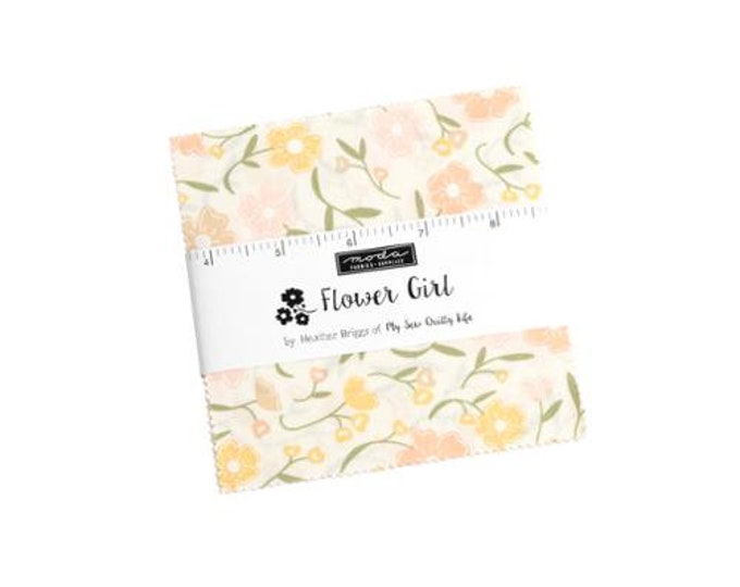 Moda Fabric Flower Girl Charm Pack - Etsy