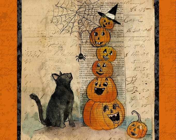 All Hallow's Eve Panel by Clothworks - Etsy