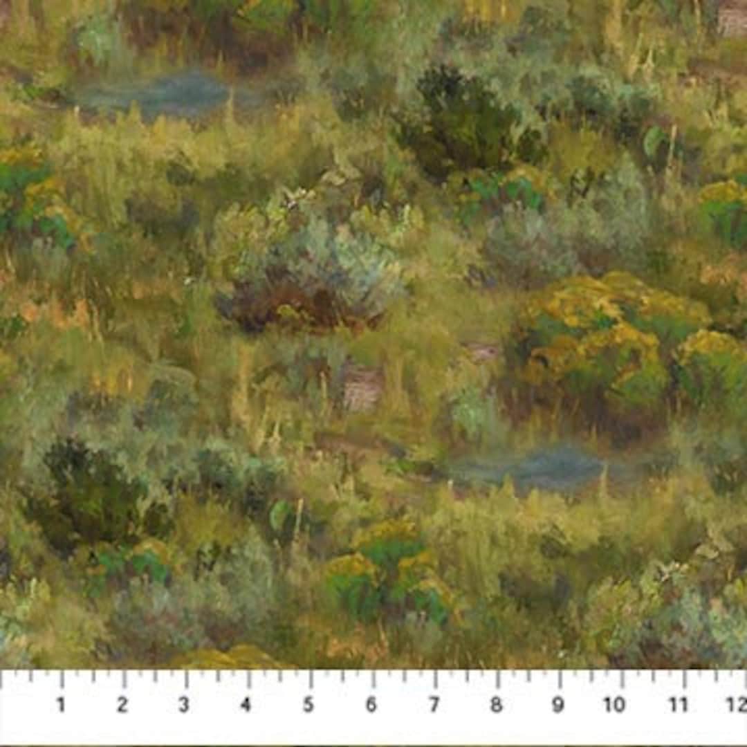 Northcott Fabrics Home on the Range Grass DP25553-78 - Etsy