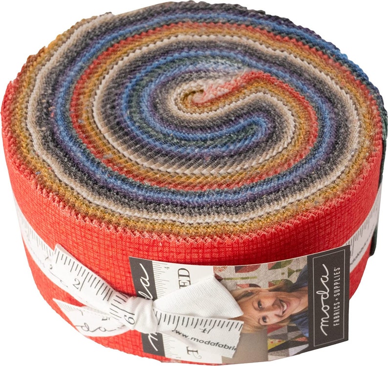 Moda Thatched New Colors Jelly Roll 48626JRN - Etsy