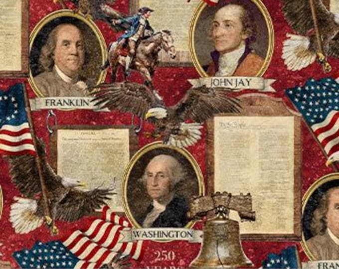 Northcott America 250 Founding Fathers - Etsy