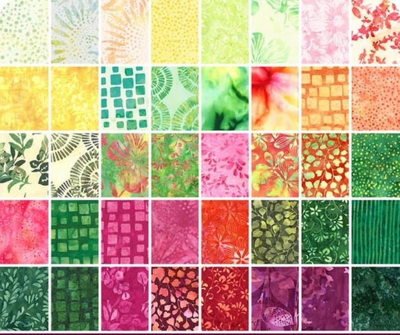 Hoffman Bali Pop Summer BP-339 Pre-cuts | Etsy