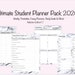 Ultimate Student Planner Pack 2020 (marble) - Etsy