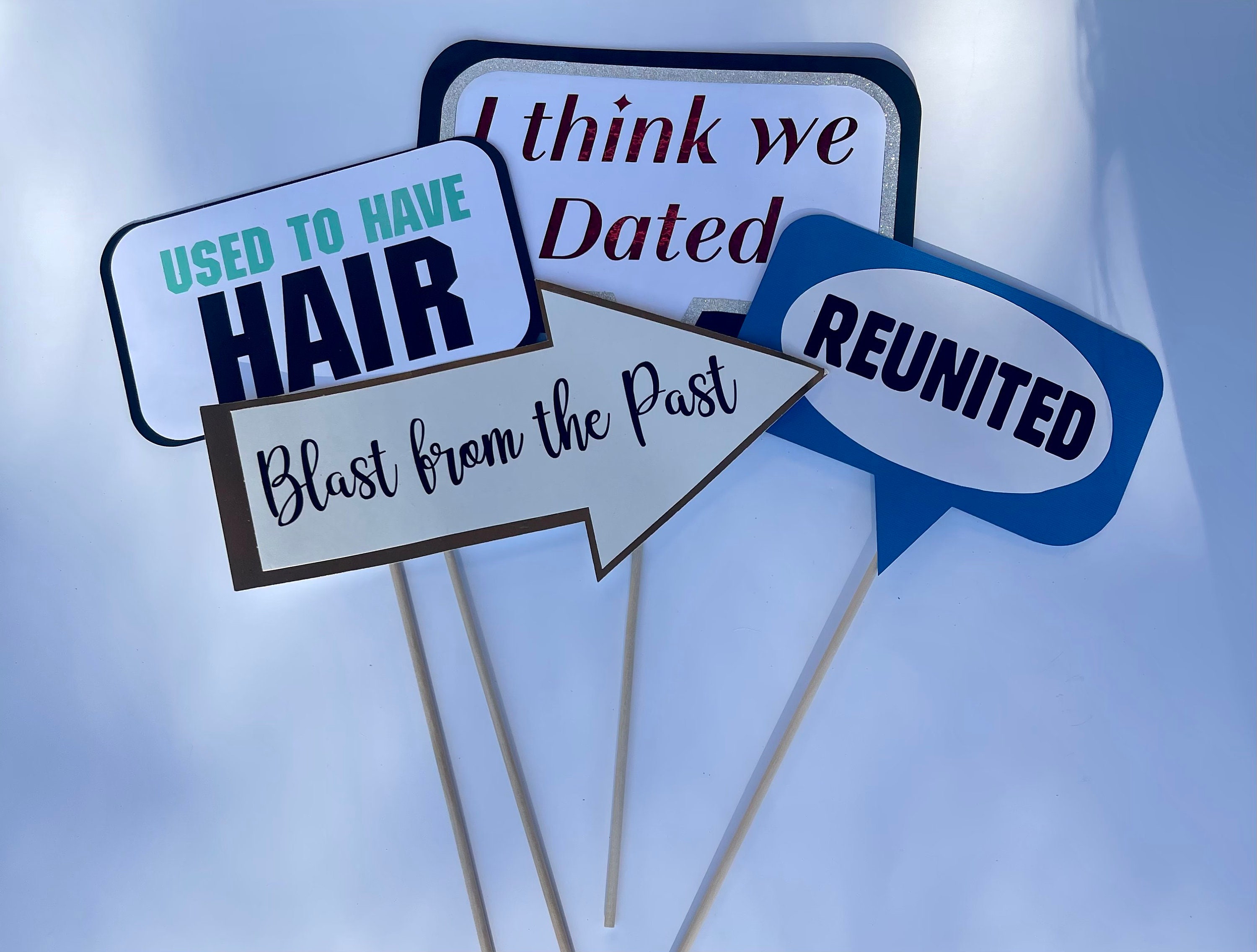 Photo Booth Props - Reunion Theme Examples - Etsy