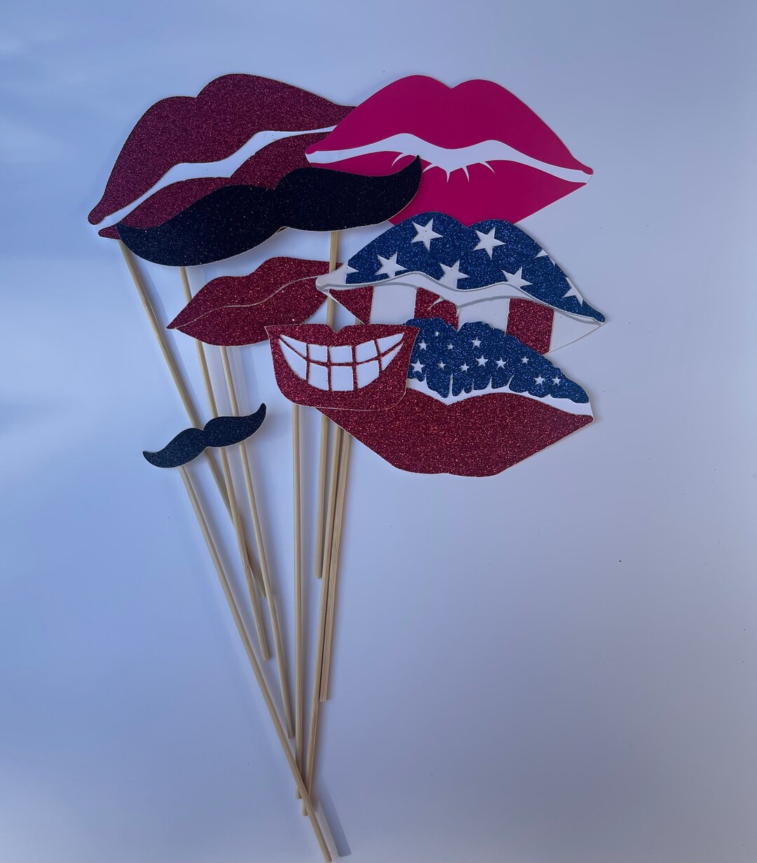 Photo Booth Props - Lips - Etsy
