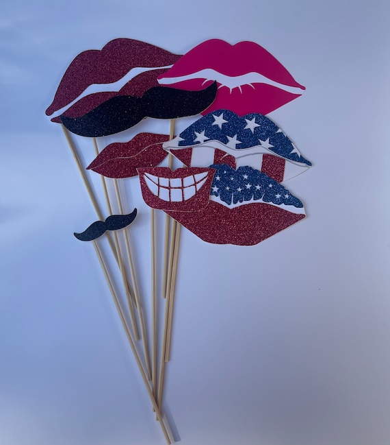 Photo Booth Props Lips - Etsy