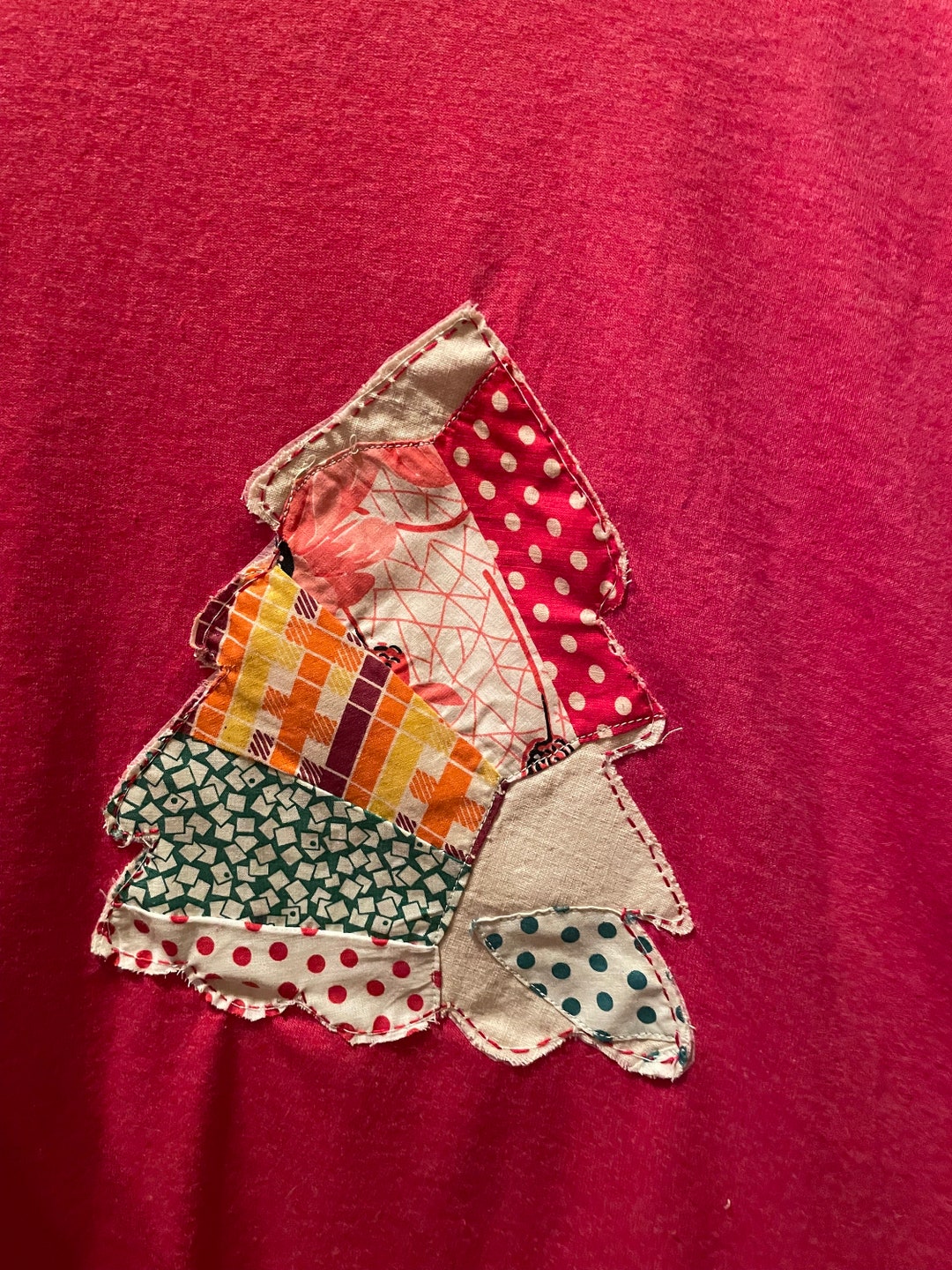 Quilted Christmas Tree Shirt Size XL - Etsy