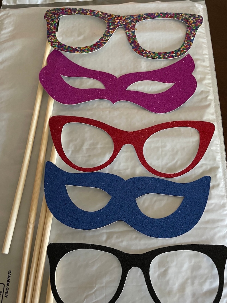 Photo Booth Props - Glasses - Etsy