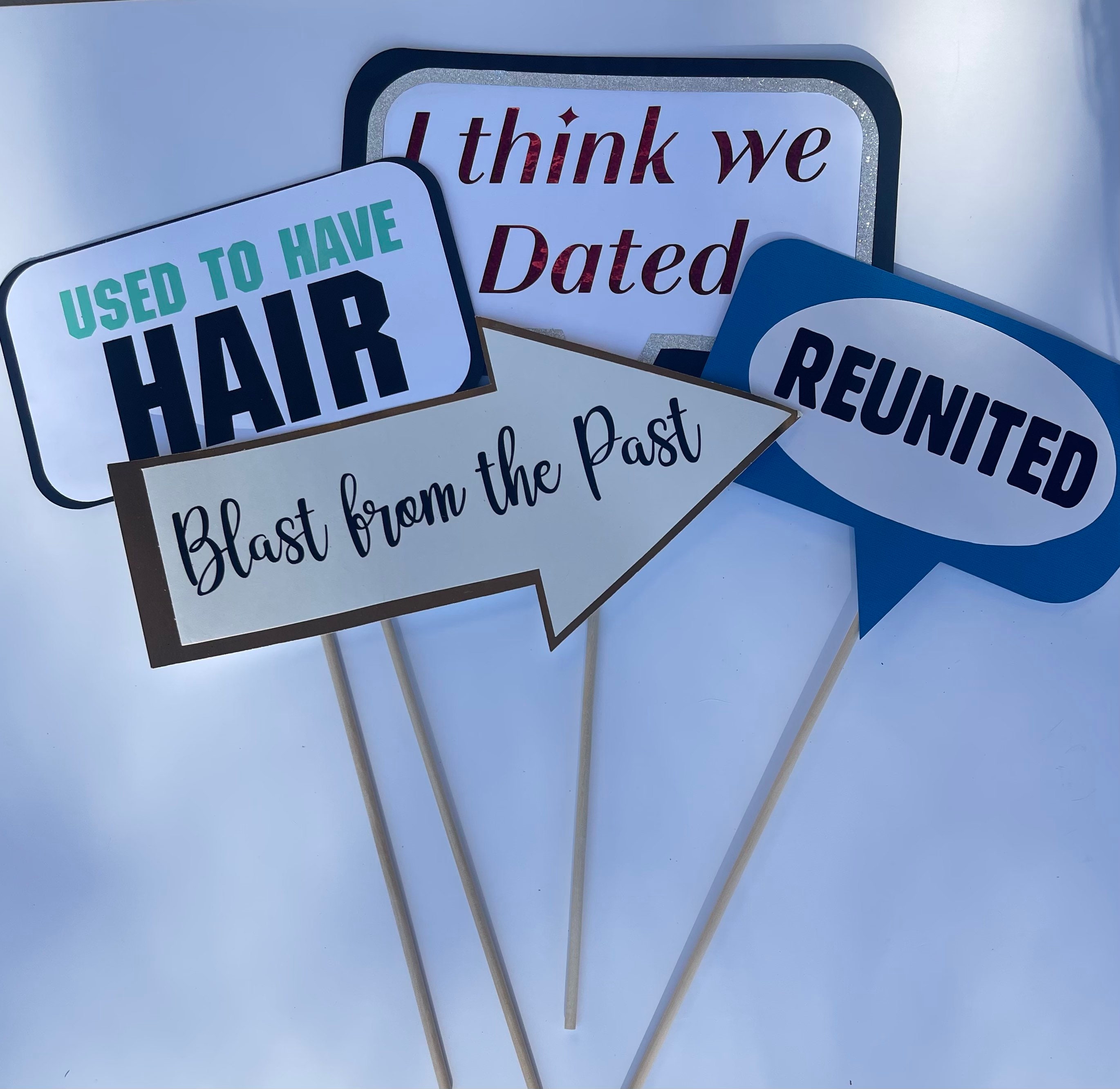 Photo Booth Props - Reunion Theme Examples - Etsy