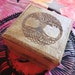 Tree of Life Wood Celtic Box Irish Wooden Box Renaissance - Etsy
