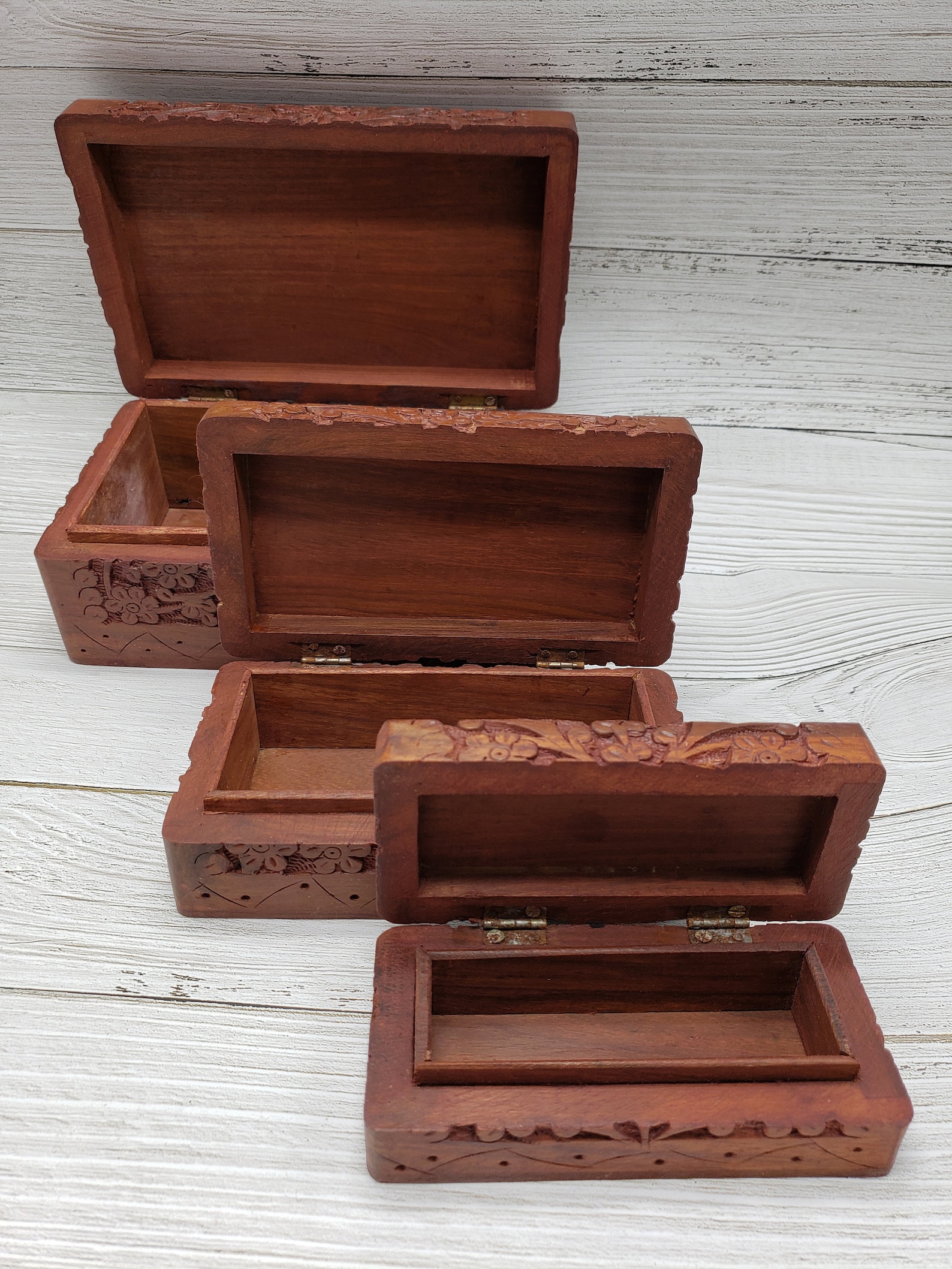 Triquetra Knot Wood Celtic Box Set Irish Wooden Box Welsh - Etsy