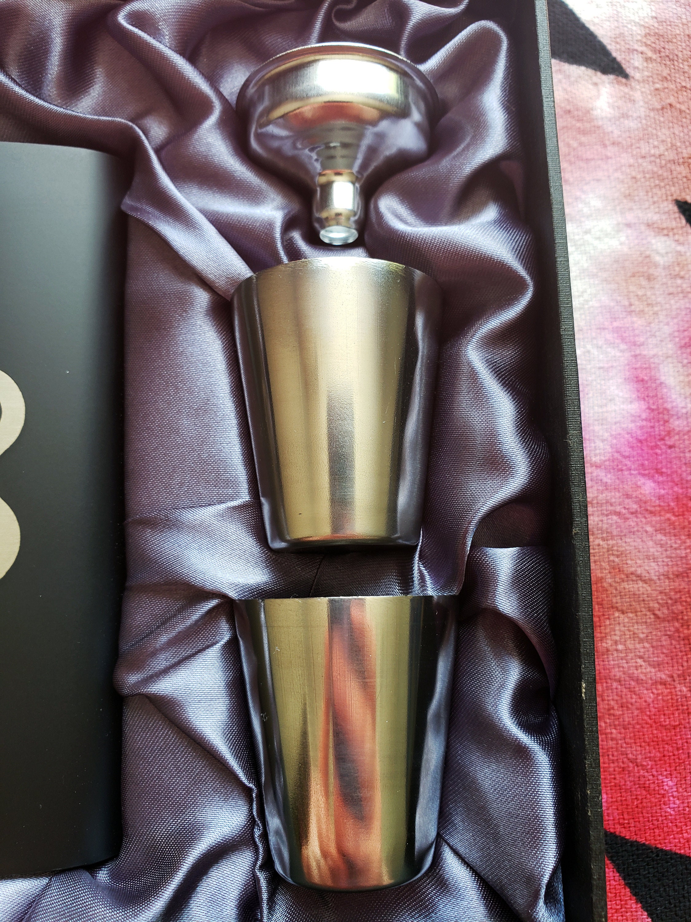 Black Celtic Knot Flask Set 8oz Stainless Steel Irish Flask | Etsy