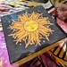 Celestial Sun Wood Box, Hippie Wooden Box, Square Colorful Keepsake Box ...
