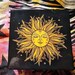 Celestial Sun Wood Box, Hippie Wooden Box, Square Colorful Keepsake Box ...