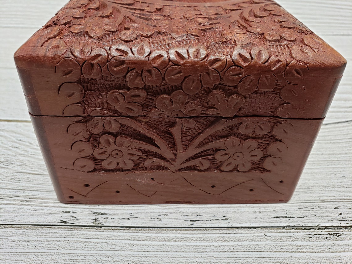 Triquetra Knot Wood Celtic Box Set Irish Wooden Box Welsh - Etsy