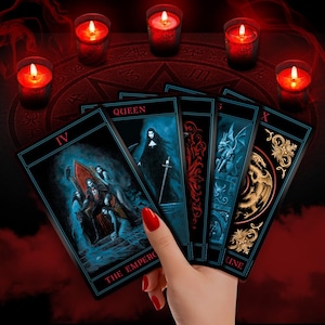 The Gothic Tarot Cards and Booklet - Etsy