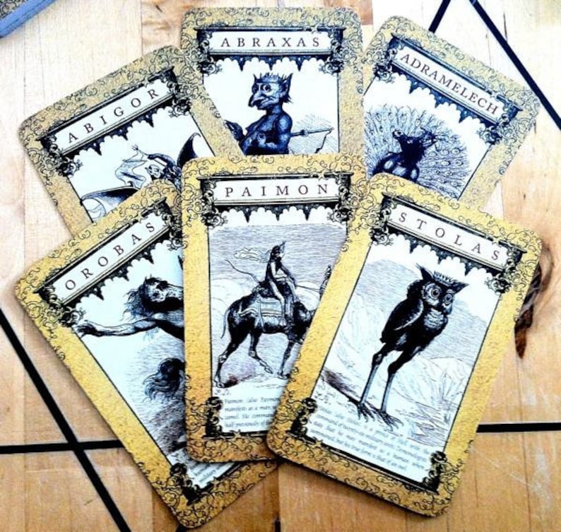 Daemon Tarot Deck & Book Wiccan Pagan Wicca Tarot Readings - Etsy