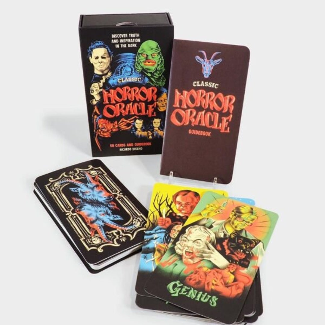 Classic Horror Oracle Cards and 120 Page Booklet - Etsy
