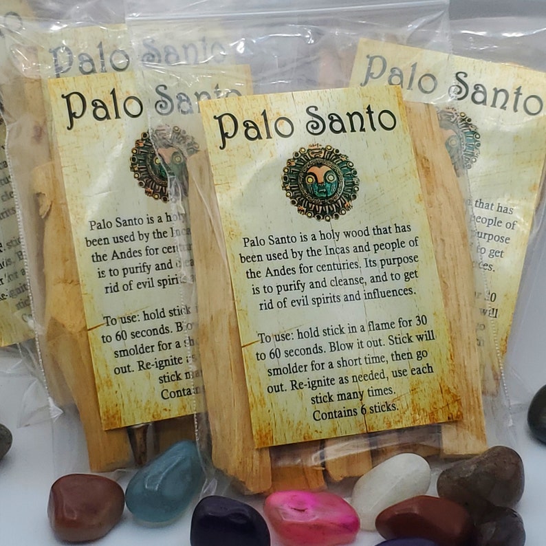 6pk Palo Santo Sticks Sage Smudging Wiccan Pagan Spells - Etsy