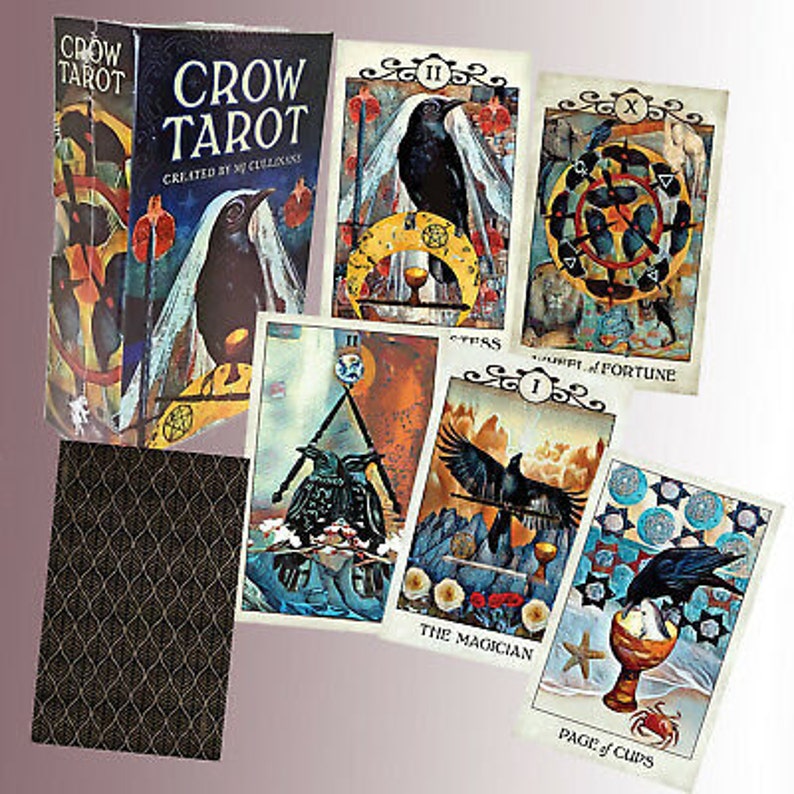 Crow Tarot Deck by MJ Cullinane - Etsy