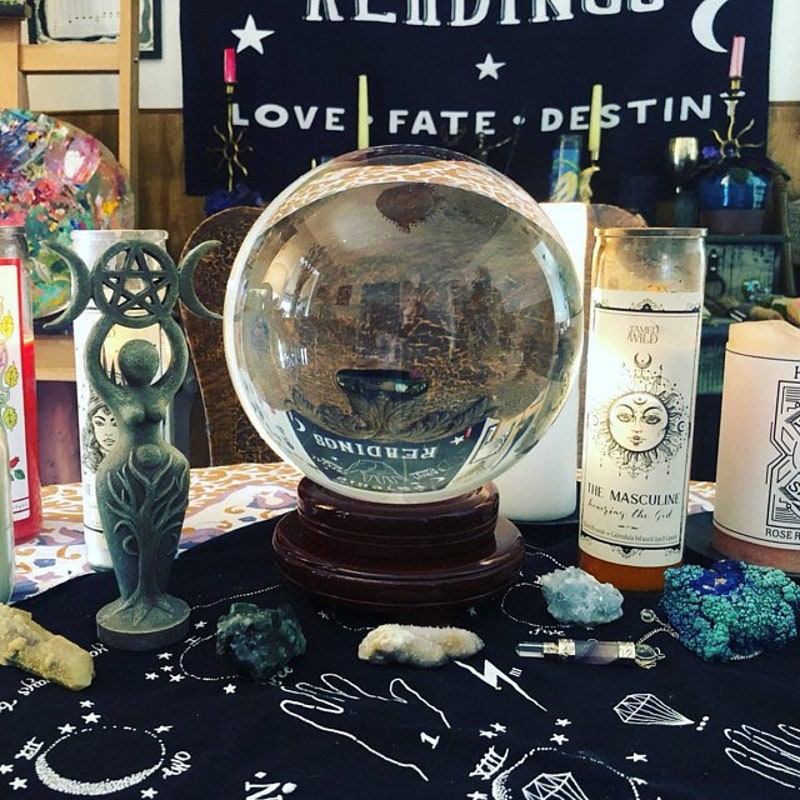 Large Crystal Ball - Etsy