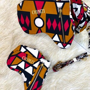 Africa Map Shaped Ankara Backpack With Zippers/ African Kente Print ...
