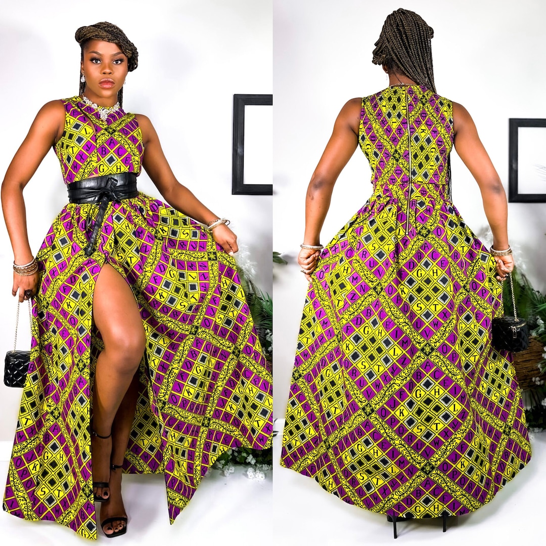 Elegant African Wedding Dress for Women - Dashiki, Kente, Ankara Prints ...