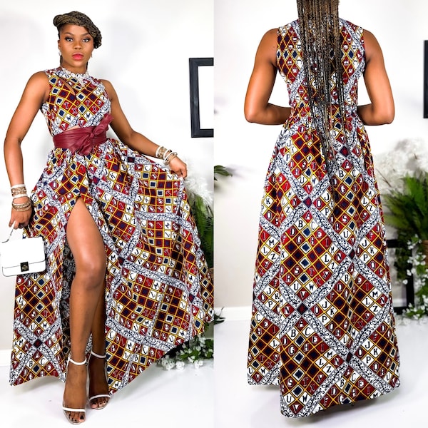 White African Dress - Etsy