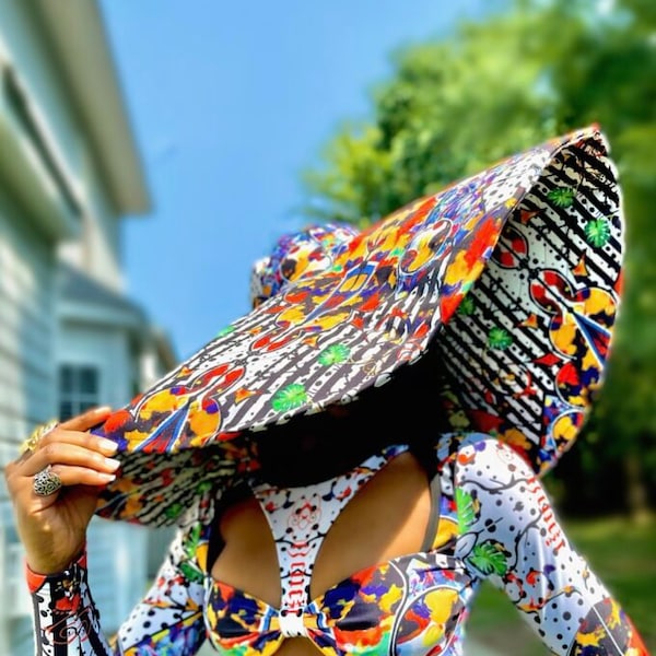 Giant Brim Sun Hat - Etsy