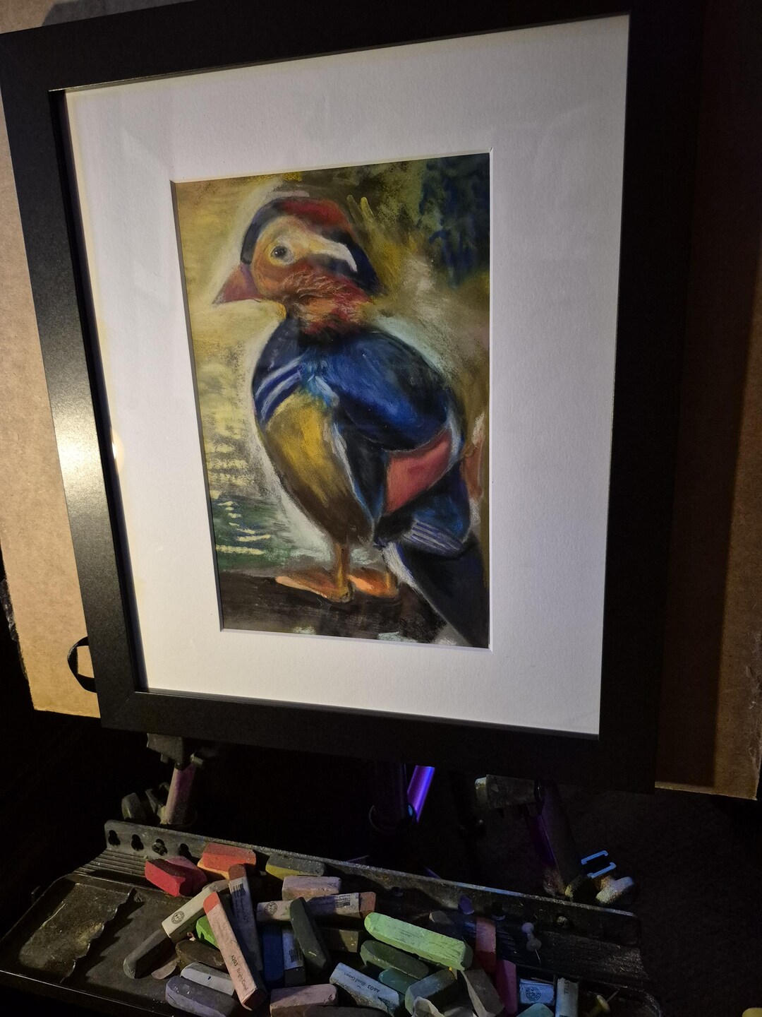 Wood Duck in Soft Pastels by Robin Briggs - Etsy