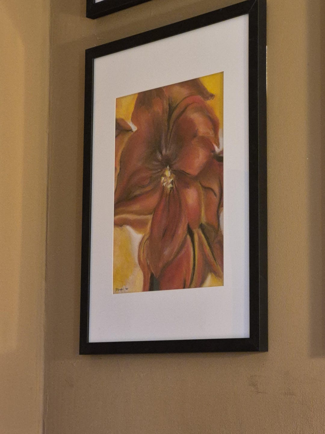 Orange Lily - Original Soft Pastel Art by Robin Briggs - Etsy